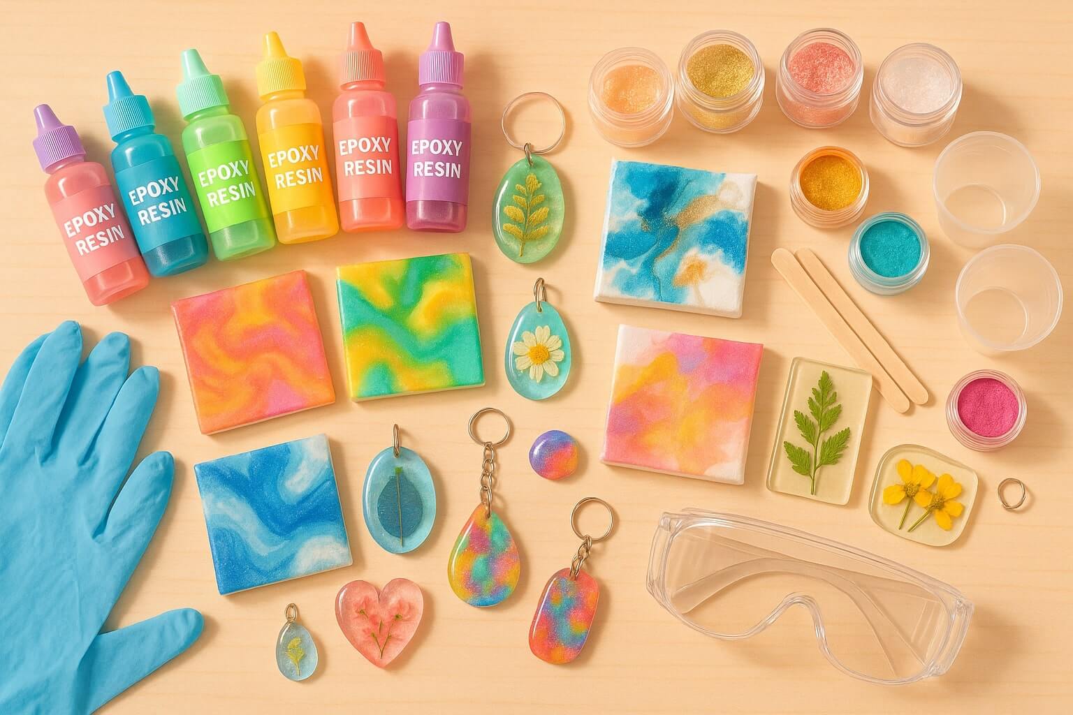 10+ Easy Resin Projects for Beginners (No Molds Needed)