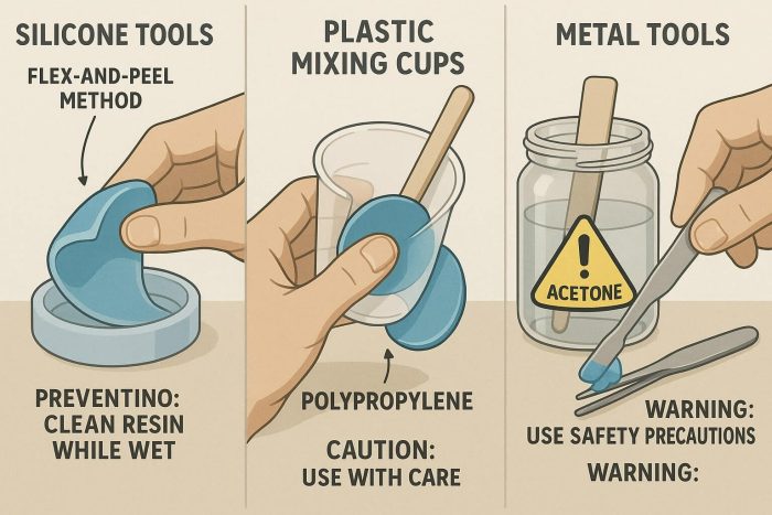 How to Clean Resin Tools (Silicone, Plastic & Metal) - 2025 Guide