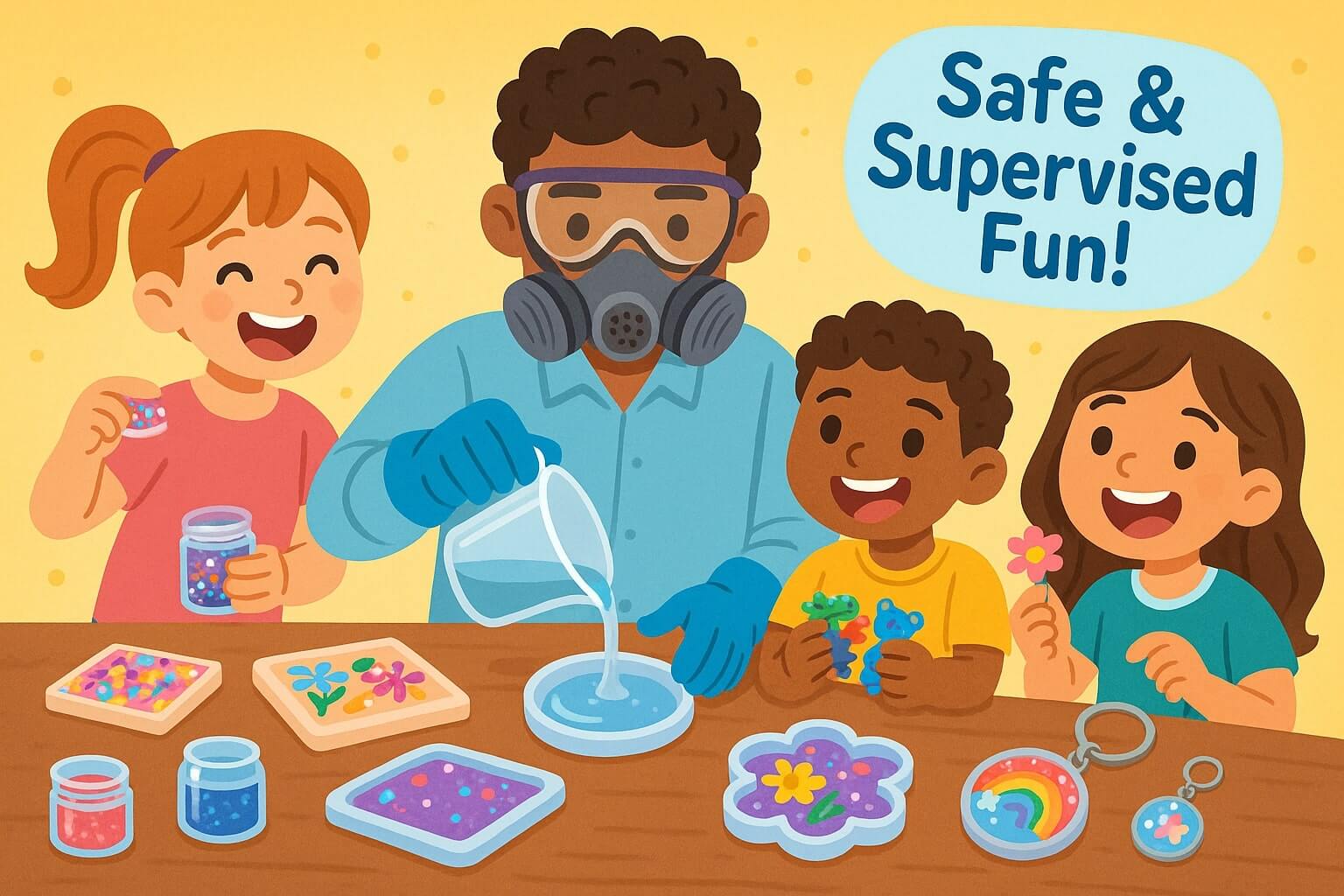 10+ Safe Resin Art Projects for Kids (An Adult-Supervised Guide)